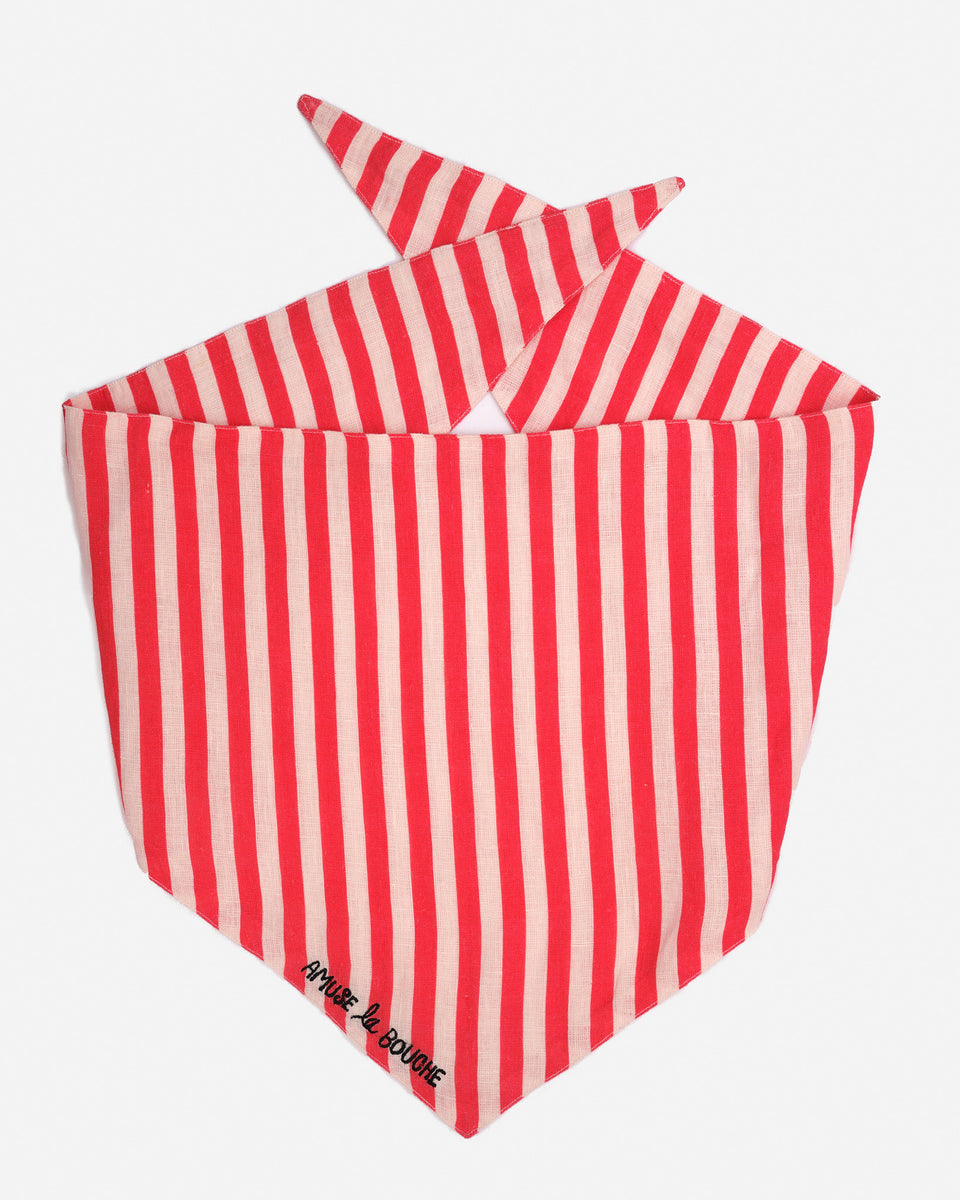 Cherry Red Candy Stripe Neck Tie – Amuse La Bouche Limited